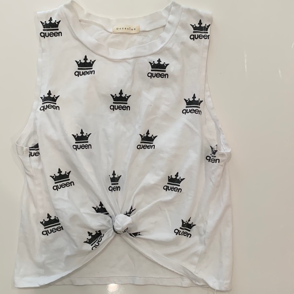 Tops | Cotton Queen Crop Top | Poshmark